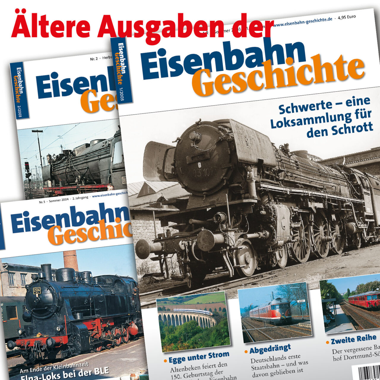 Ältere Ausgaben der "EisenbahnGeschichte" ... - DGEG Medien - Online ...